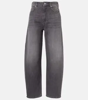 Max Mara Allegra Barrel-leg Jeans - Grey