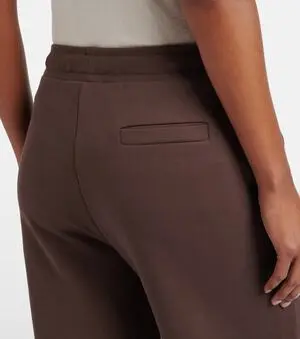 Max Mara Bali Cotton-blend Wide-leg Sweatpants