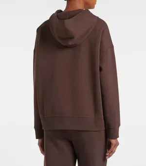 Max Mara Jour Cotton-blend Hoodie - Brown