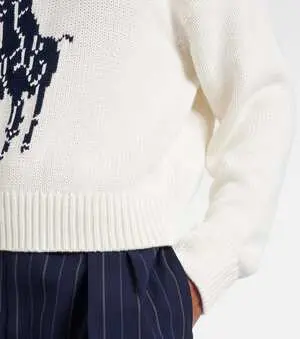 Polo Ralph Lauren Big Pony Intarsia Cotton Sweater