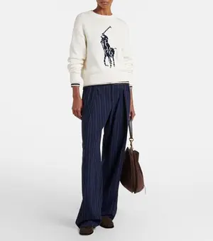 Polo Ralph Lauren Big Pony Intarsia Cotton Sweater