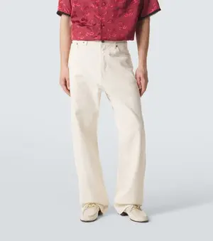 Valentino Garavani Vgold Wide-leg Jeans