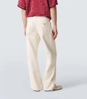Valentino Garavani Vgold Wide-leg Jeans