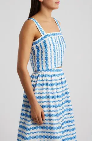 French Connection Structured Taffeta Tank