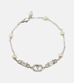 Valentino Garavani Vlogo Chain Bracelet - Silver