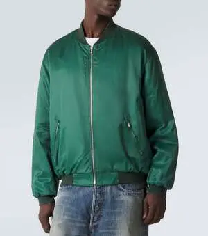 A.PRESSE Cotton-blend Bomber Jacket