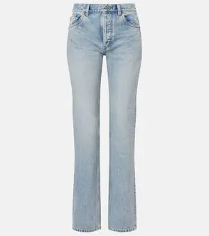Saint Laurent High-rise Straight Jeans