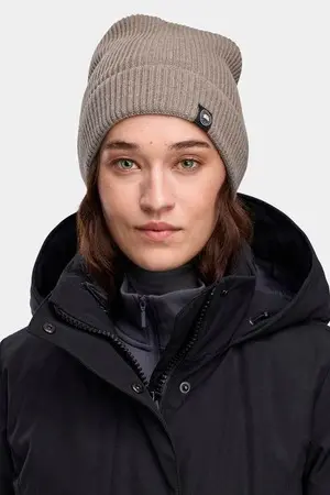 Canada Goose Cotton Ribbed Beanie - Limestone