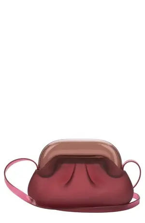 Melissa Glass Jelly Shoulder Bag - Red/brown
