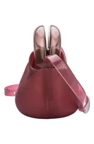 Melissa Glass Jelly Shoulder Bag - Red/brown