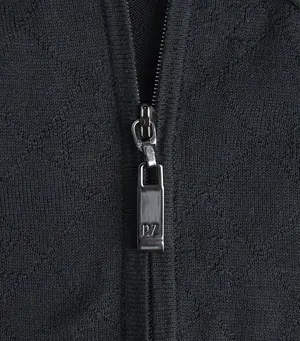 Pal Zileri Silk-cotton Monogram Polo Shirt