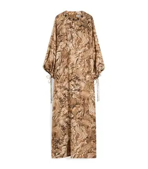 Max Mara Silk Tunic Gown - Yellow