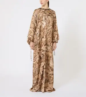 Max Mara Silk Tunic Gown - Yellow