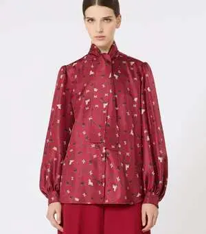 Max Mara Silk Printed Blouse