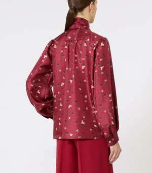 Max Mara Silk Printed Blouse