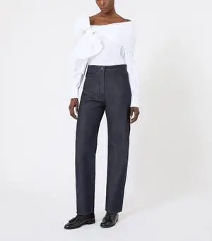 Max Mara Straight Leg Jeans - Blue