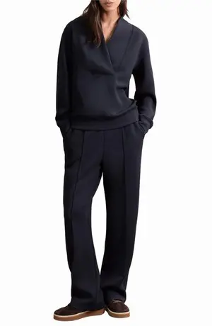 REISS Pintuck Front Drawstring Pants