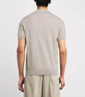 Pal Zileri Silk-cotton Zip Polo Shirt