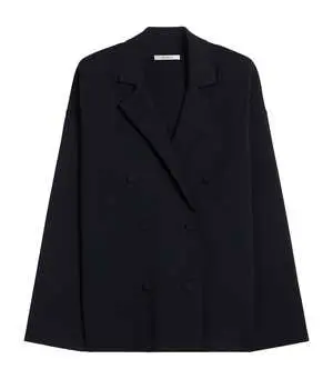 Max Mara Knit Double-breasted Blazer