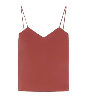 Max Mara Silk Tank Top - Brown