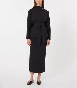 Max Mara Jersey Midi Skirt