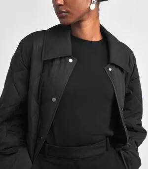 Theory Wool Long-sleeve T-shirt - Black