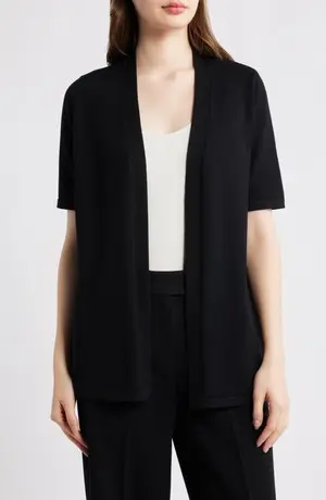 Anne Klein Open Front Cardigan