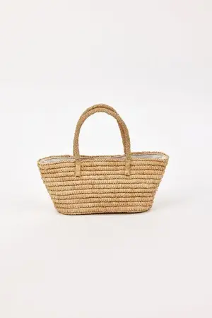 Hat Attack Anora Mini Straw Handheld Bag