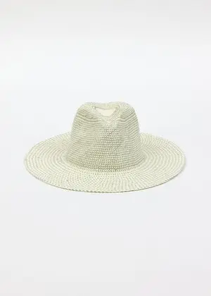 Hat Attack Color Novelty Packable Hat - Bleach/sage