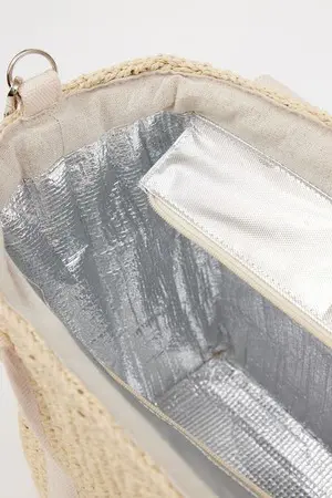Hat Attack Modern Straw Cooler Tote