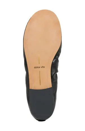Dolce Vita Conrad Ballet Flat - Black Leather