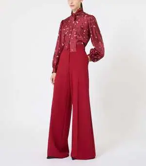 Max Mara Silk Printed Blouse