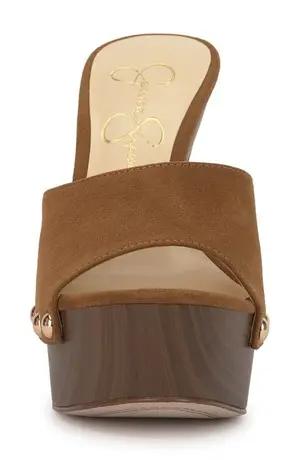 Jessica Simpson Platform Slide Sandal - Tuscan Tan