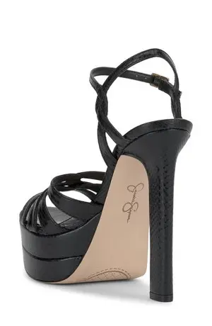 Jessica Simpson Itzari Platform Sandals - Black 03