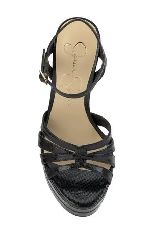 Jessica Simpson Itzari Platform Sandals - Black 03