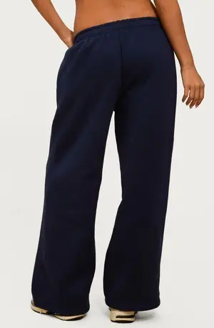 EDIKTED Major Logo Wide-leg Sweatpants