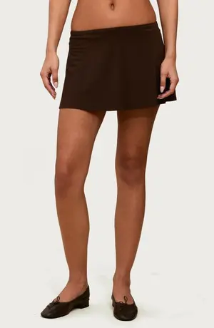EDIKTED Keisha Flared Low Rise Skort