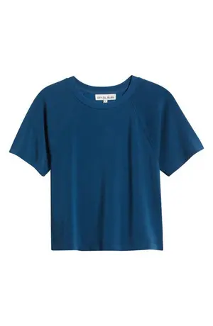 CITY BLUES Raglan Sleeve T-shirt - Blue Opal
