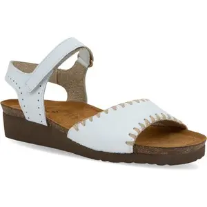 Naot Luna Sandal - White Soft Leather