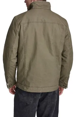 LEVI'S Slub Cotton Military Jacket - Olive Tree