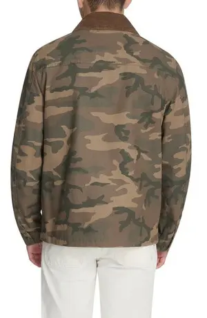 LEVI'S Corduroy Collar Cotton Canvas Jacket - Faded Camo