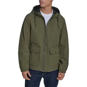 LEVI'S Water-resistant Hooded Jacket - Light Olive