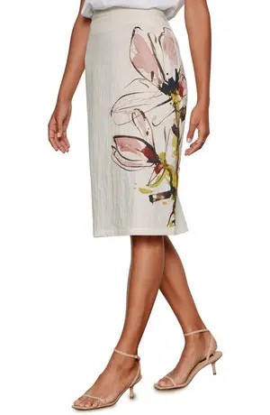 Sanctuary Floral Print Pencil Skirt