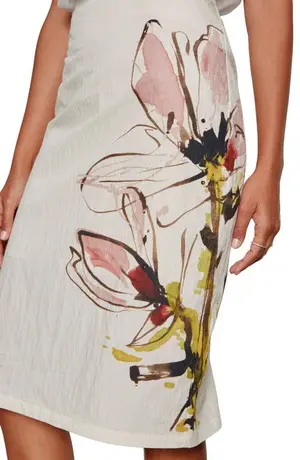 Sanctuary Floral Print Pencil Skirt
