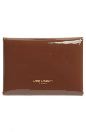 Saint Laurent Patent Leather Card Case
