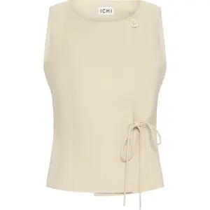 ICHI Sleeveless Wrap Top