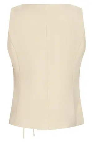 ICHI Sleeveless Wrap Top