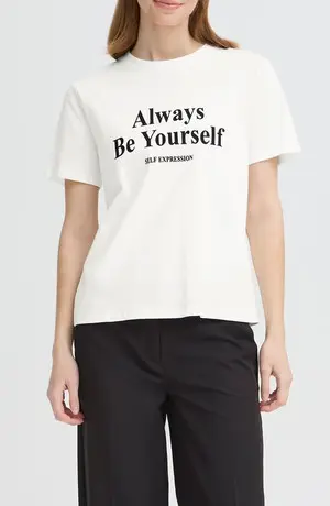ICHI Ichii Ihrubby Be Yourself Graphic T-shirt
