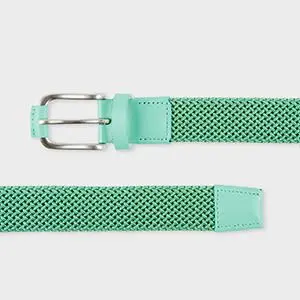 Paul Smith Woven Stretch Belt - Green