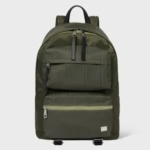 Paul Smith Laser Stripe Recycled Nylon Backpack - Green